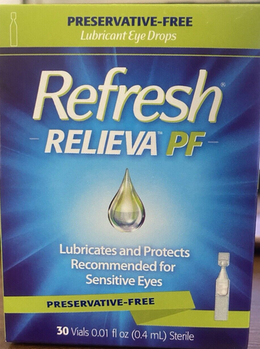 Refresh Relieva PF Preservative-Free Tears Lubricant Eye Drops 0.4 ml ...