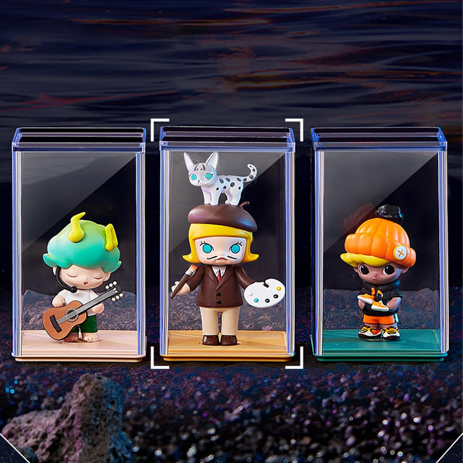 4X Acrylic Display Case Clear Box Action Figure Box Dustproof Model ...