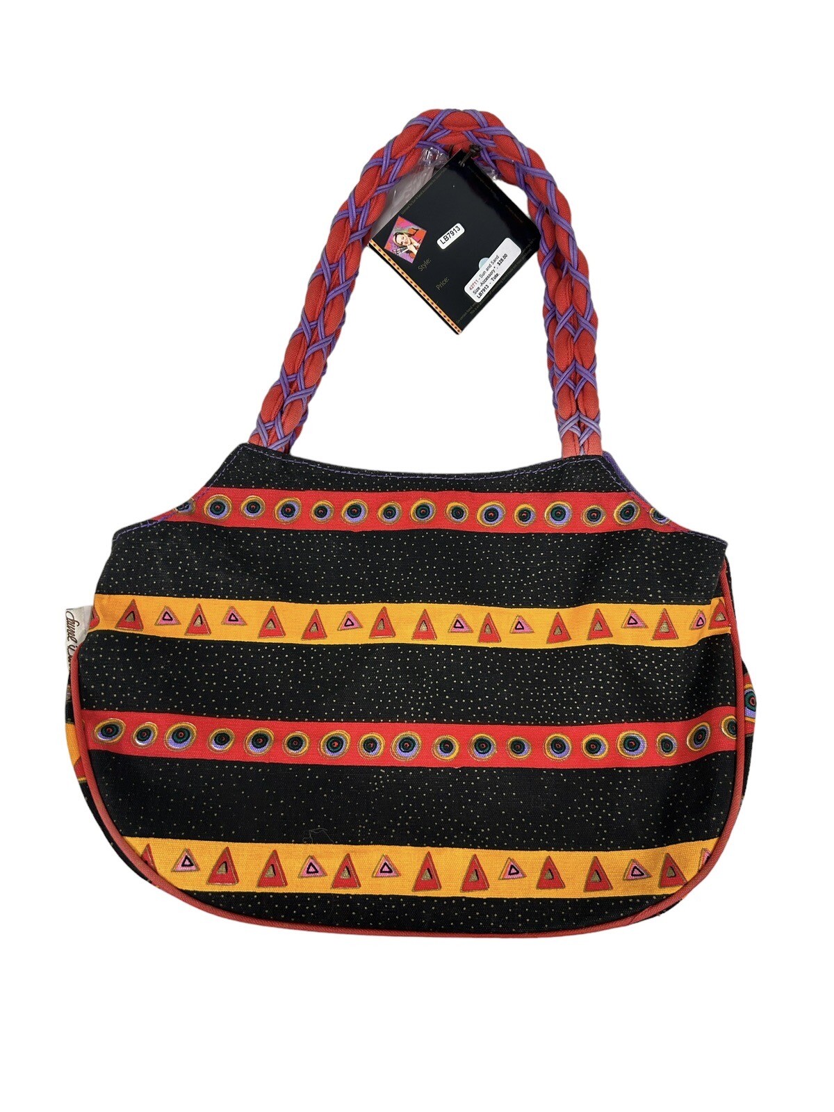 Laurel Burch Cat Multi Feline Tribe Friends/SMALL Scoop Tote Bag LB7913 ...