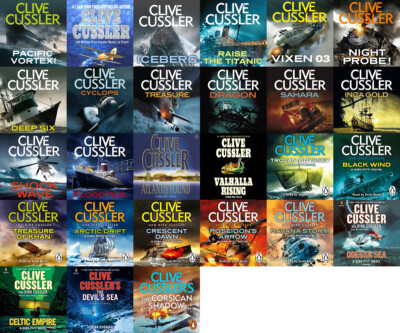 The DIRK PITT Series By Clive Cussler (27 Audiobook 384 hr Collection ...