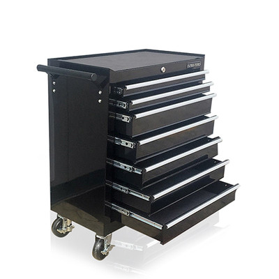 372 US PRO BLACK TOOLS AFFORDABLE STEEL CHEST TOOL BOX ROLLER CABINET 7 ...