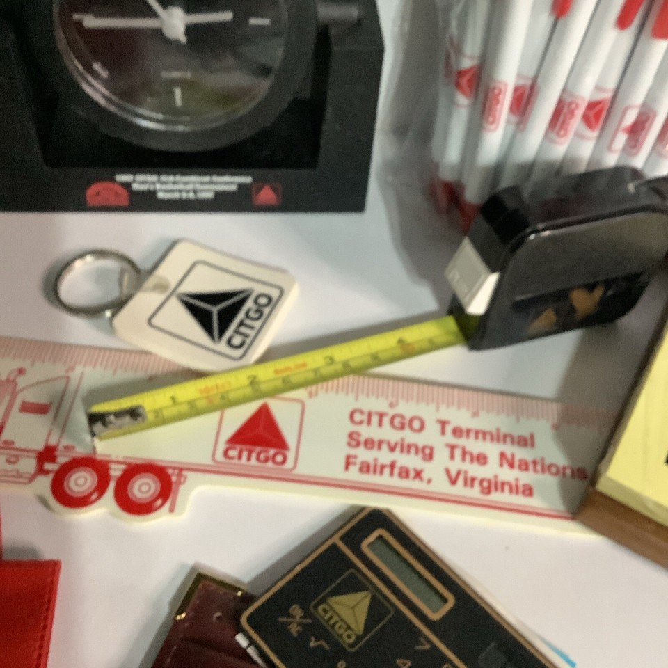Vintage CITGO Logo Advertising Promo Lot Of 12 Gas Station Merchandise ...