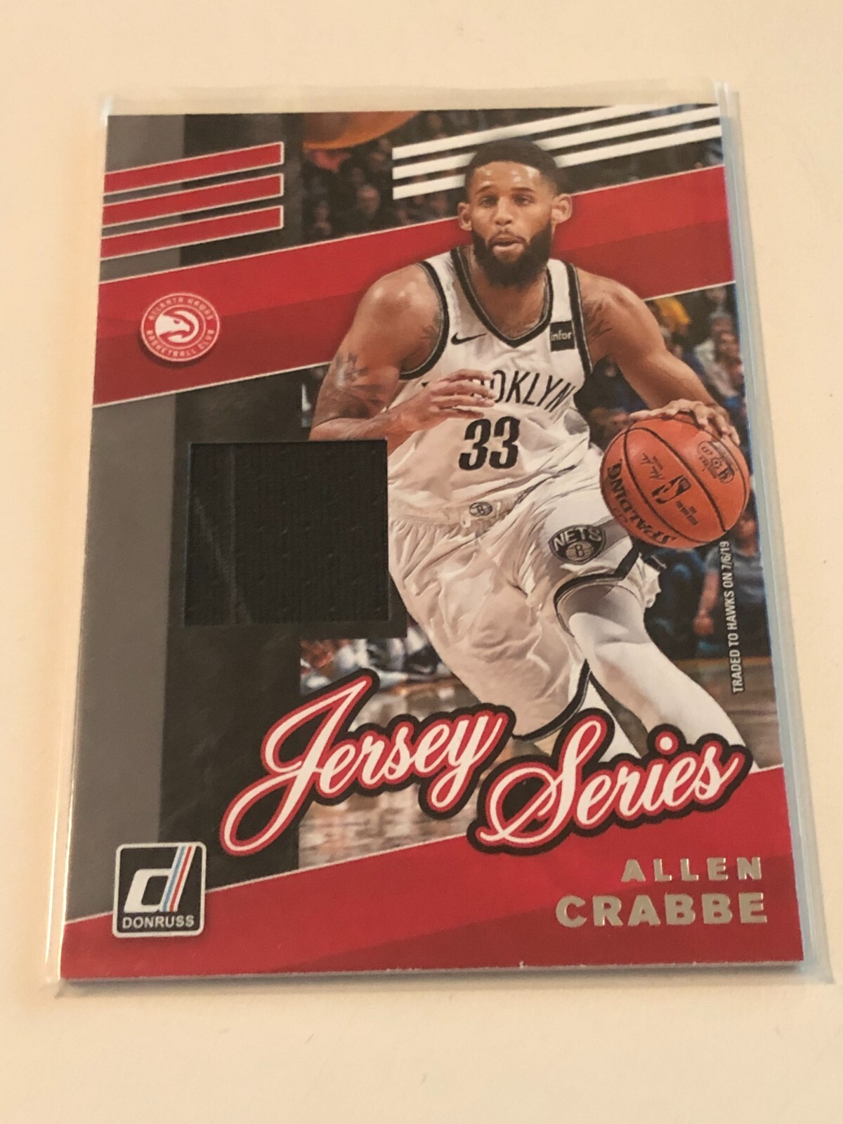 2019-20 Panini Donruss Jersey Series Allen Crabbe Patch Card #JS-ACR ...