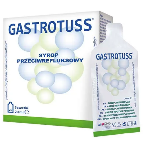GASTROTUSS Anti-reflux syrup 20 sachets of 20 ml | eBay