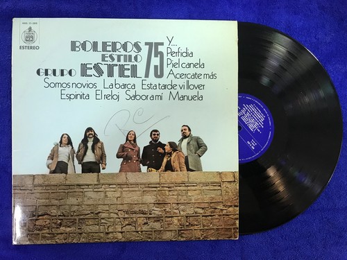 GRUPO ESTEL DISCO LP VINILO BOLEROS PERFIDIA PIEL CANELA ACERCATE MAS ...