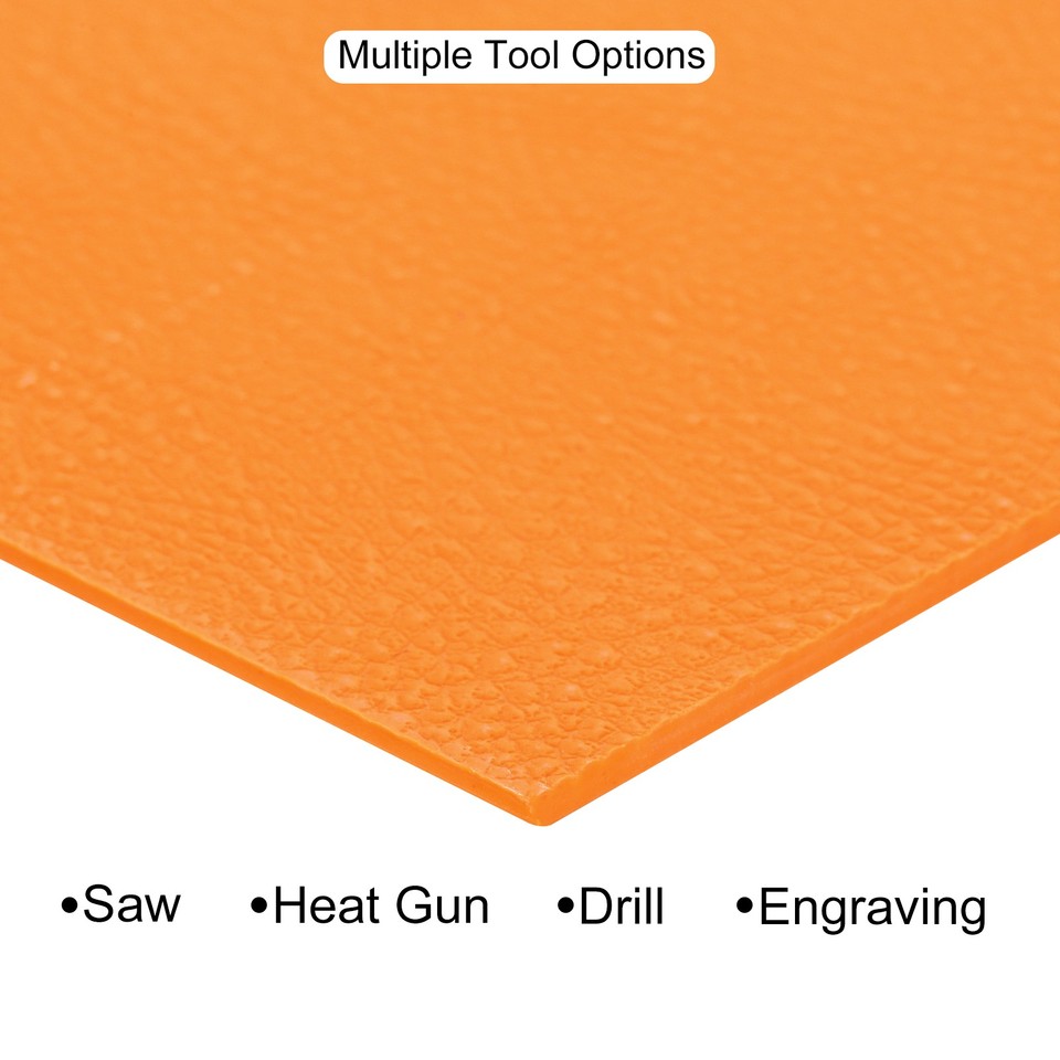 ABS Plastic Sheet 12 x 12",Flexible Sheets 1/16" Thick Skin Texture ...