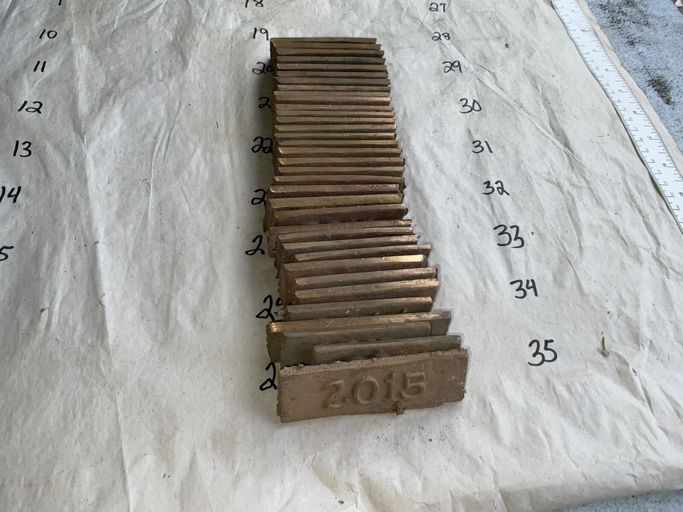 Cast Raw Bronze Date Plates Monuments Headstones Scrolls Artist Plaques ...