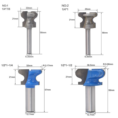 Carbide Molding Router Cutter Bit for Woodworking Excellent Performance ...