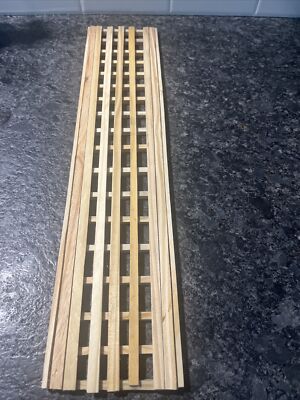 O SCALE WOOD DECK BRIDGE 20"L X 4"W X 1/2H ALL WOOD REVERSIBLE | eBay