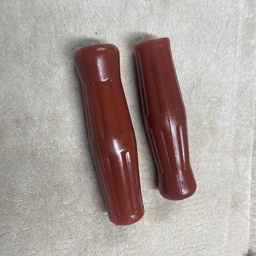 BICYCLE GRIPS Brick Red Coke Bottle SCHWINN ELGIN Shelby Roadmaster ...