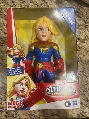 10" CAPTAIN MARVEL ACTION FIGURE Mega Mighties Super Hero Adventures ...