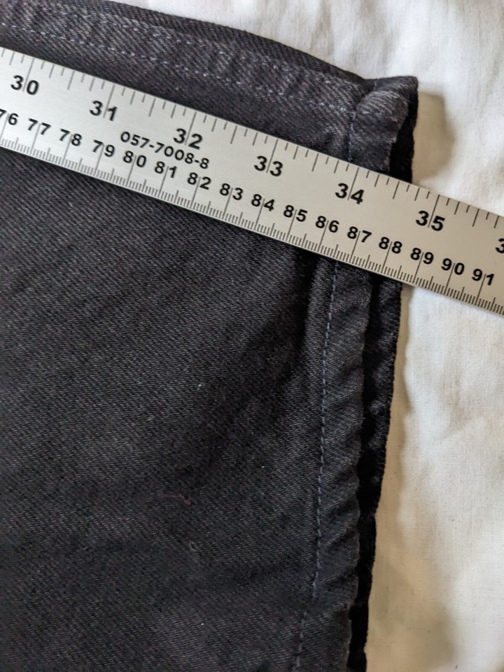 vtg 90s made in Canada Levis 550 jeans men's 38 x 34 black denim ...