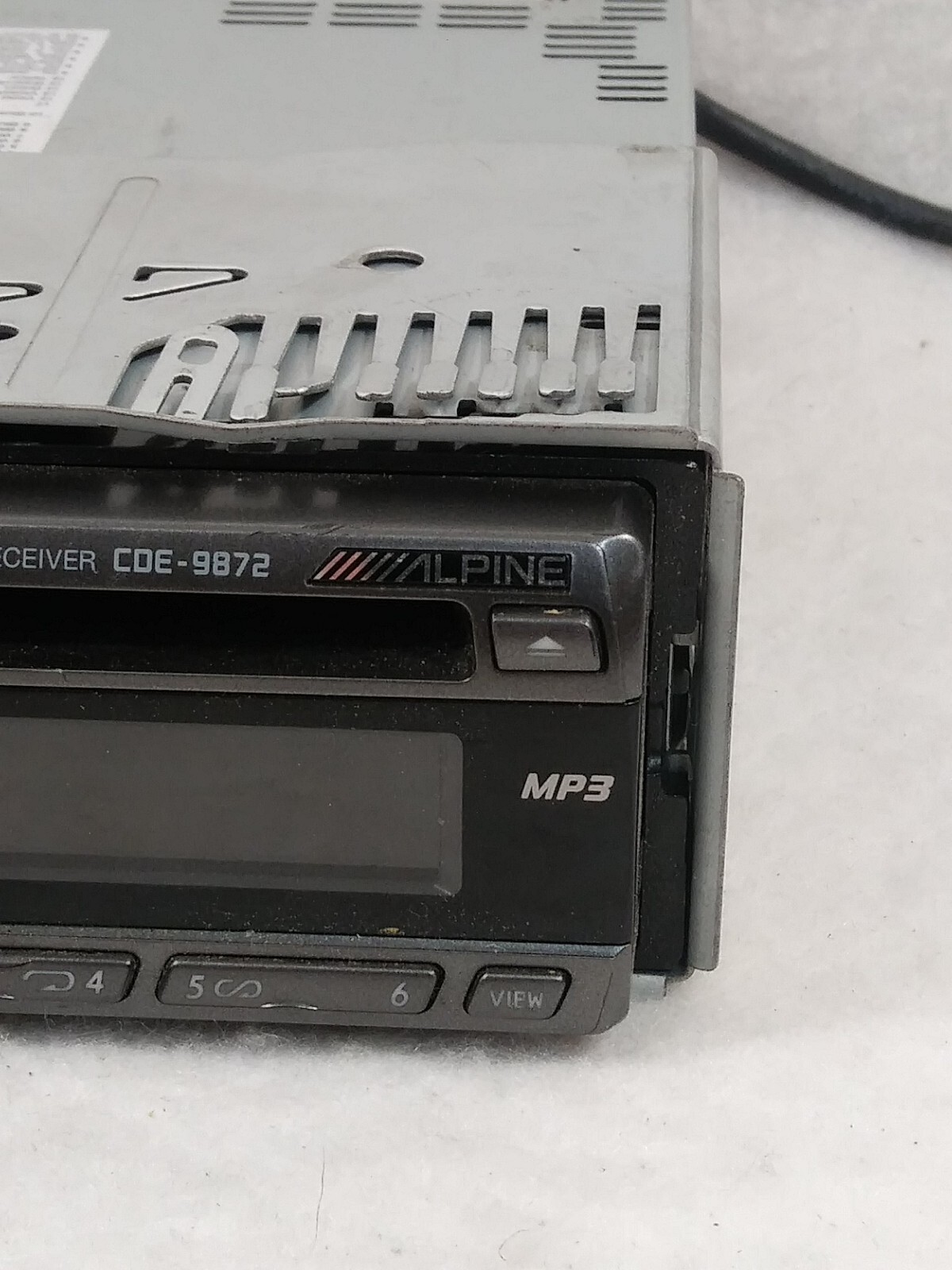 Alpine car stereo CDE-9872 Cd Player Receiver Parts Only Untested No ...