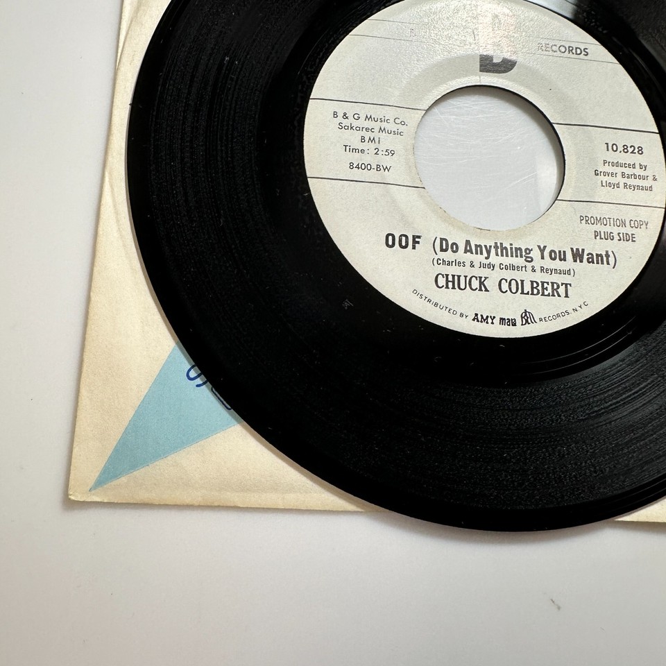 Chuck Colbert 45 Rpm Record OOF Bee Records Northern Soul Funk Promo | eBay