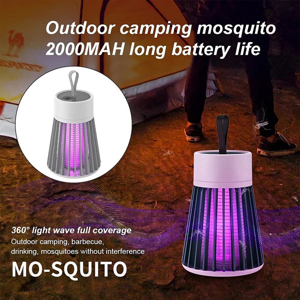 Electric Mosquito Insect Killer Zapper LED Light Fly Bug Trap Pest ...