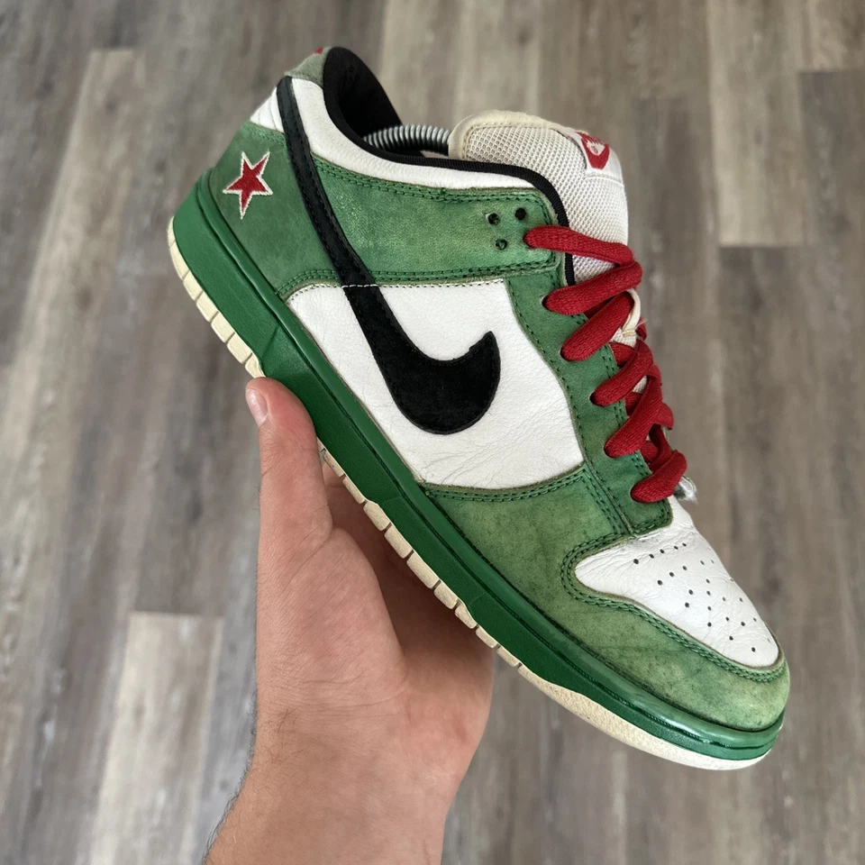 Nike SB Dunk Low Pro Heineken 2003 for Sale | Authenticity Guaranteed ...