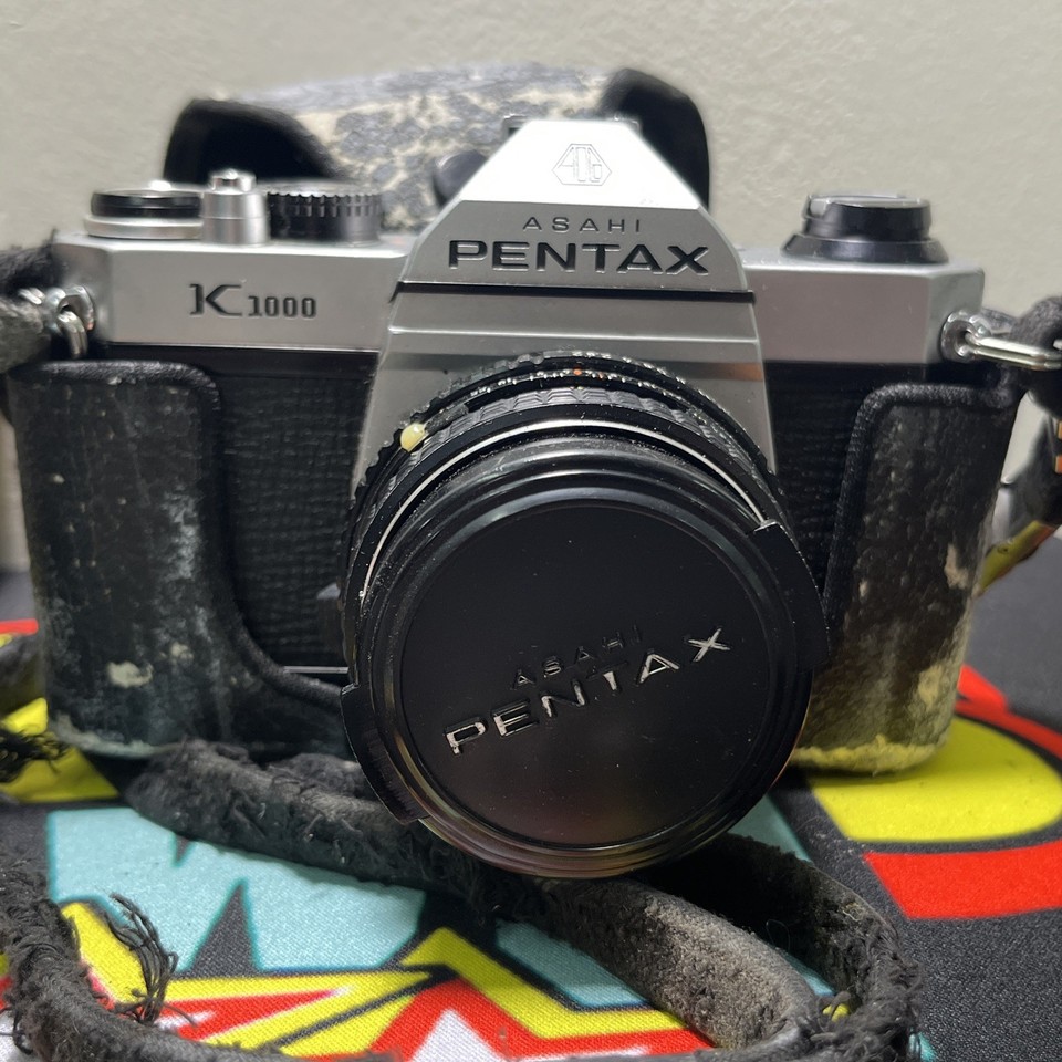 Pentax K1000 with Pentax-M 50mm F2 Lens and Accesories | eBay