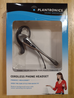 Plantronics Cordless/Mobile Phone Handsfree Headset. M220C. Over Ear ...