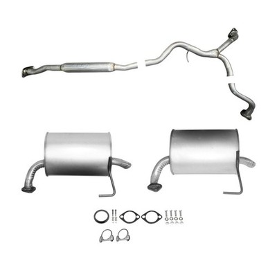 Resonator with Y-Pipe & Muffler for Subaru Outback 2006-2009 2.5L Non ...