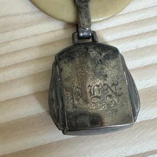 Antique Webster Baby Rattle Bell Teething Ring 3" Sterling Silver ...