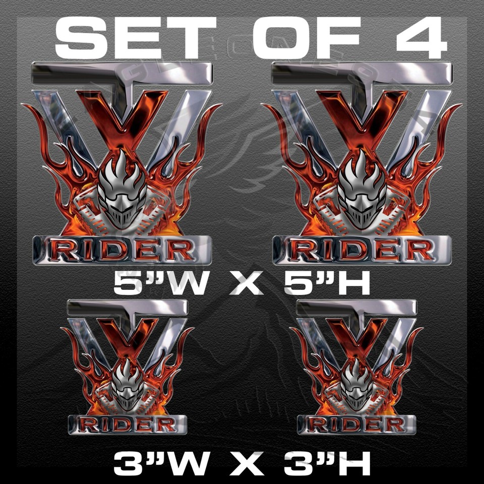 VTX Motorcycle Vinyl Decal Stickers (SET OF 4) | eBay