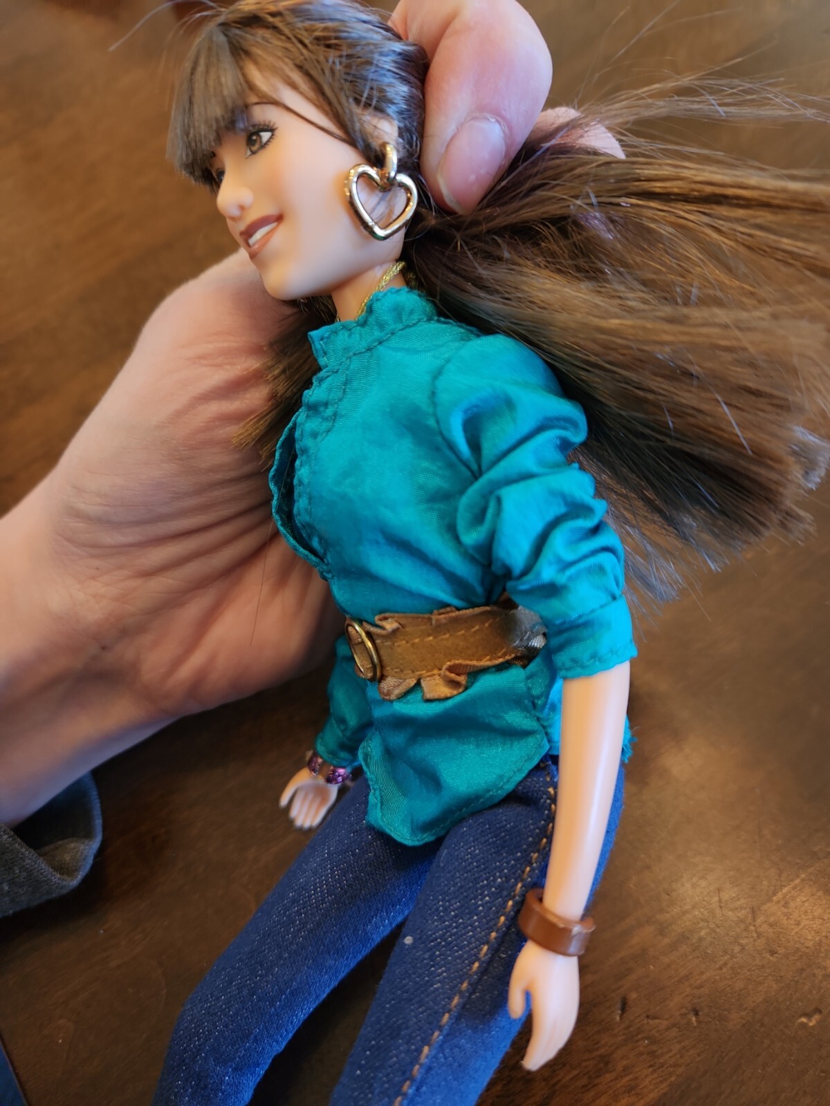Hannah Montana Friend Lilly Truscott Doll Brunette Jeans Boots outfit ...