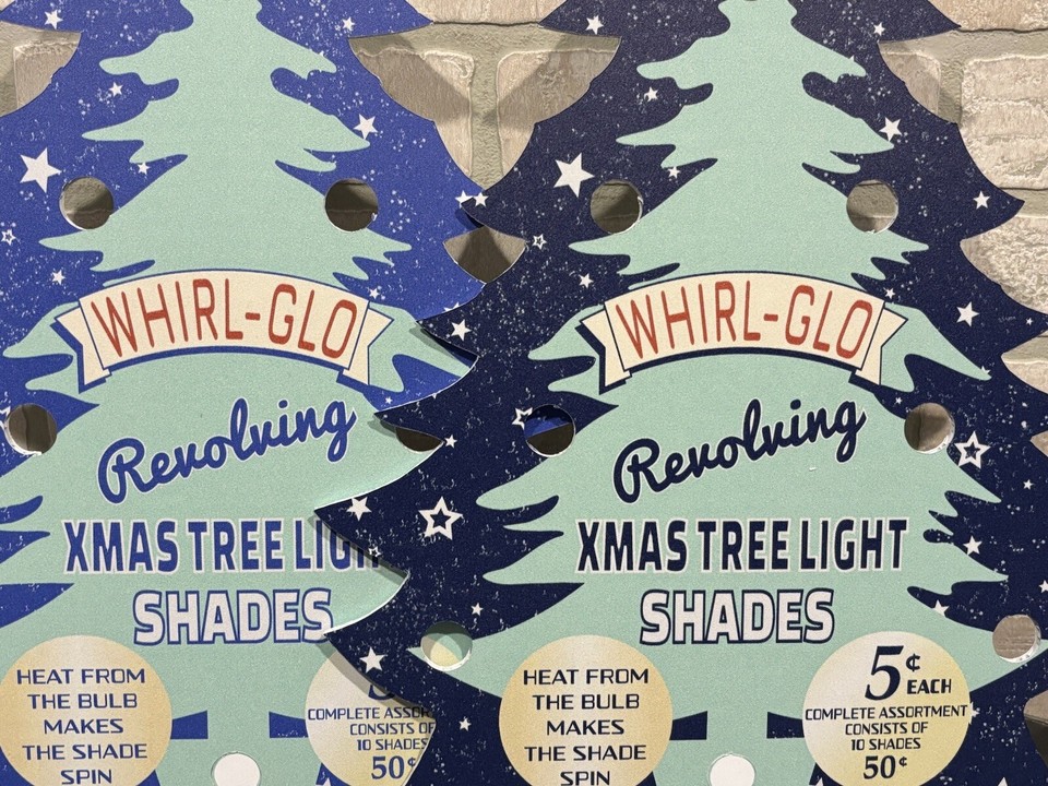 Whirl Glo Spinning Shade Christmas Light Display - Dark Blue | eBay