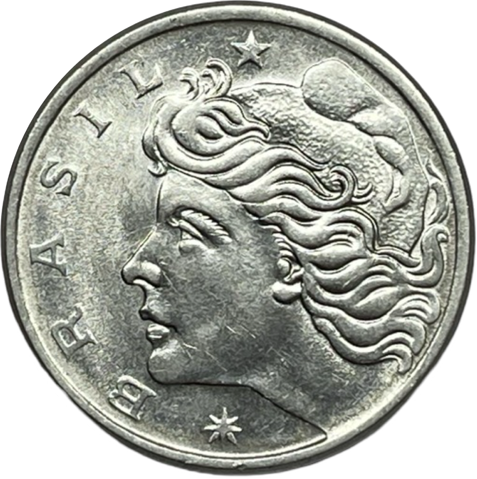 50 BRAZILIAN CENTAVOS-CHOICE OF DATE FROM 1975-79-BRAZIL /BRASIL ...