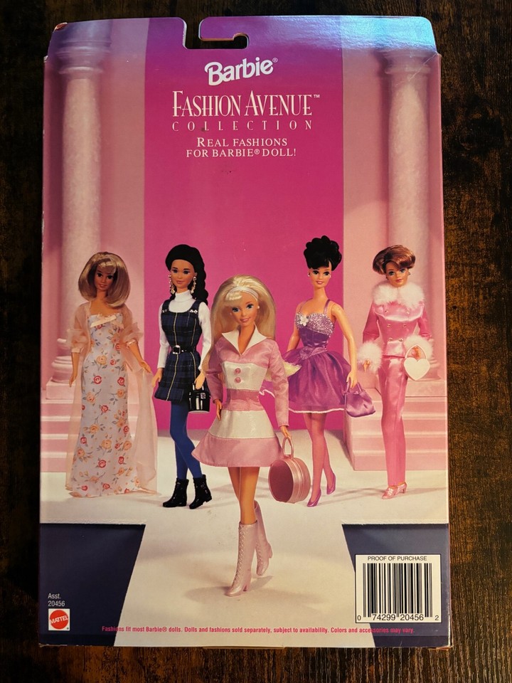 CHICAGO CUBS BARBIE DOLL FASHION AVENUE OUTFIT 1998 MATTEL 20456 NRFB ...