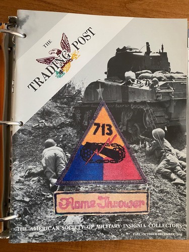 The Trading Post -Military Insignia Collectors-Oct-Dec 1994-713th Tank ...