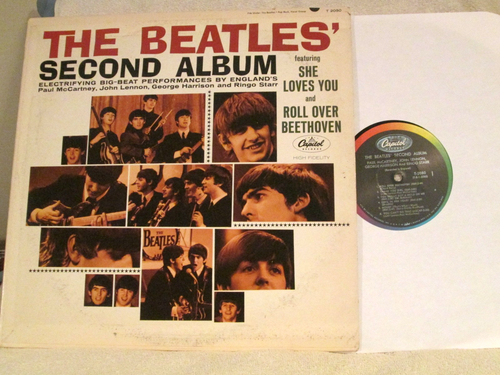 THE BEATLES SECOND ALBUM ORIGINAL 1964 MONO CAPITOL T-2080 BRITPOP NM ...