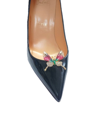 Butterfly Shoe Clip with Rhinestones, Color Multi | eBay