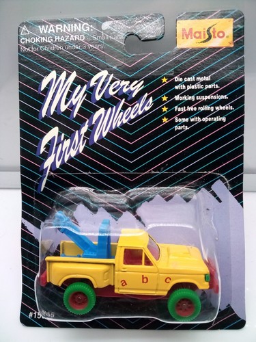 Maisto - My First Wheels / Ford F150 Tow Truck - Yellow - Red - Green ...