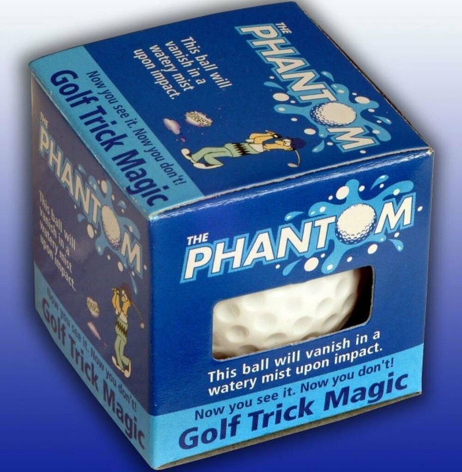 (4) Assorted Trick Prank Golf Balls ~ Exploding,Wobble,Mist,Streamer (1 ...