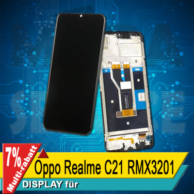 Display Für Oppo Realme C21 RMX3201 Komplettes Bildschirm Lcd Touch ...