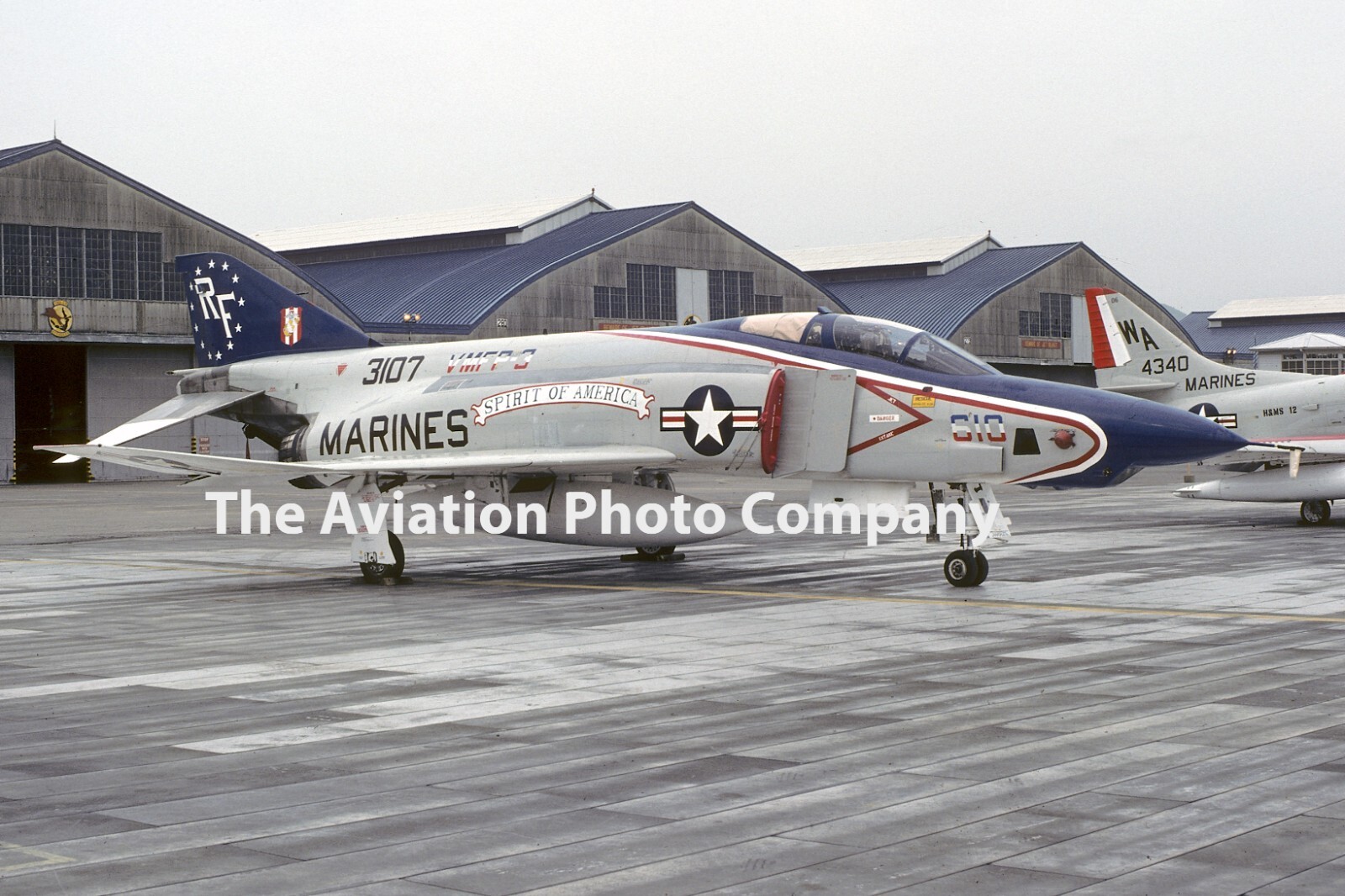 US Marines VMFP-3 McDonnell RF-4B Phantom 153107/RF-610 (1976 ...