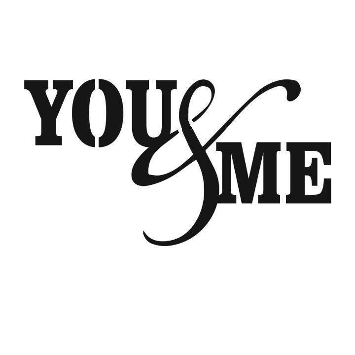You&Me - High Quality Reusable Stencil on 10 mil Mylar | eBay
