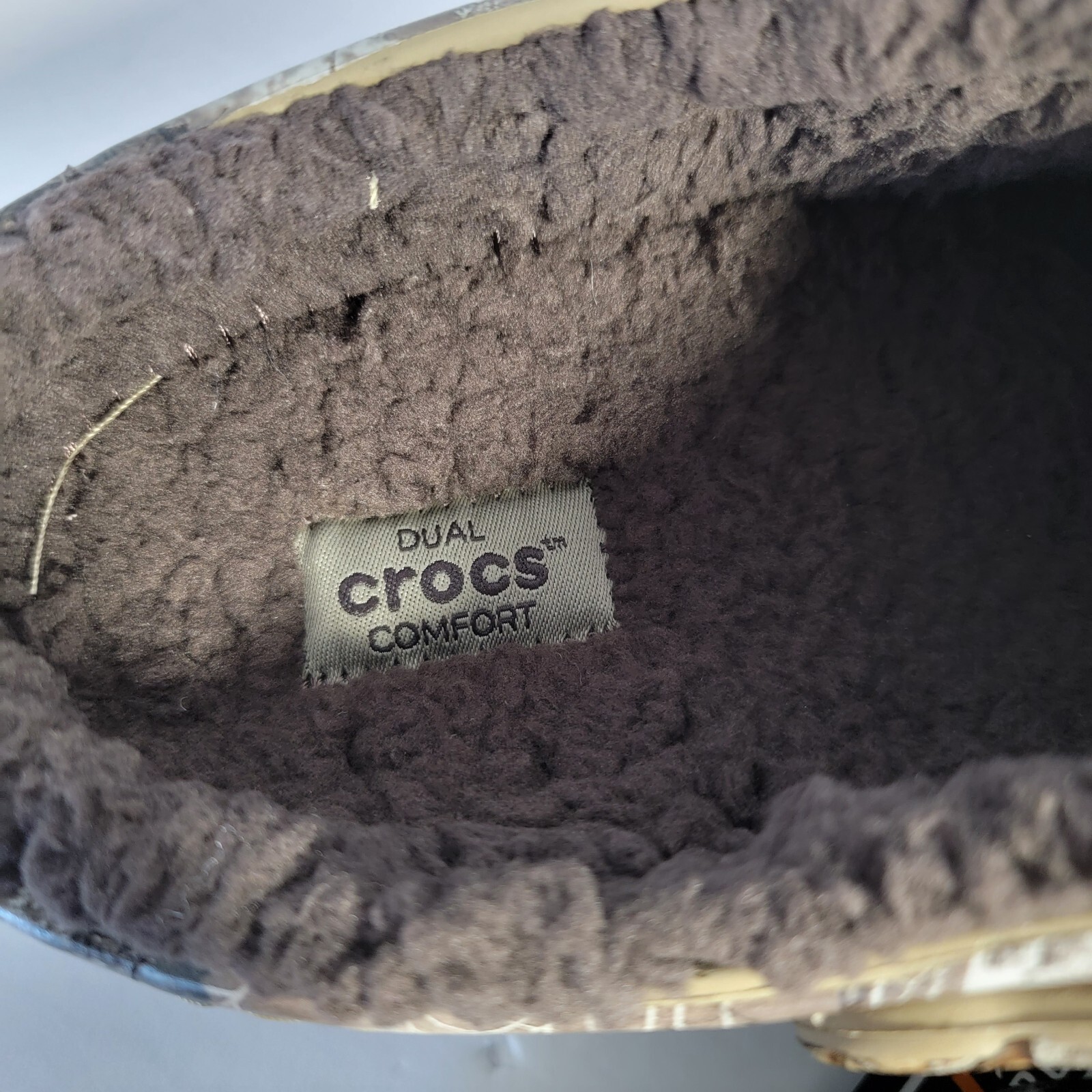 Crocs Classic Lined Realtree Edge Camo Clogs Size Men's 7 Women's 9 ...