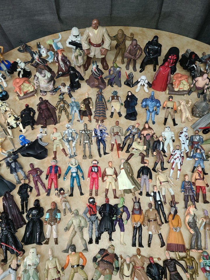 Vintage 1970s - 2000s Star Wars Collection Lot of 240 Figures and More ...