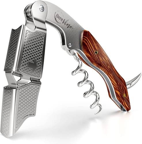 Premium Stainless Rosewood Wine Opener Manual Waiter Corkscrews Professional Win 744759986894| eBay