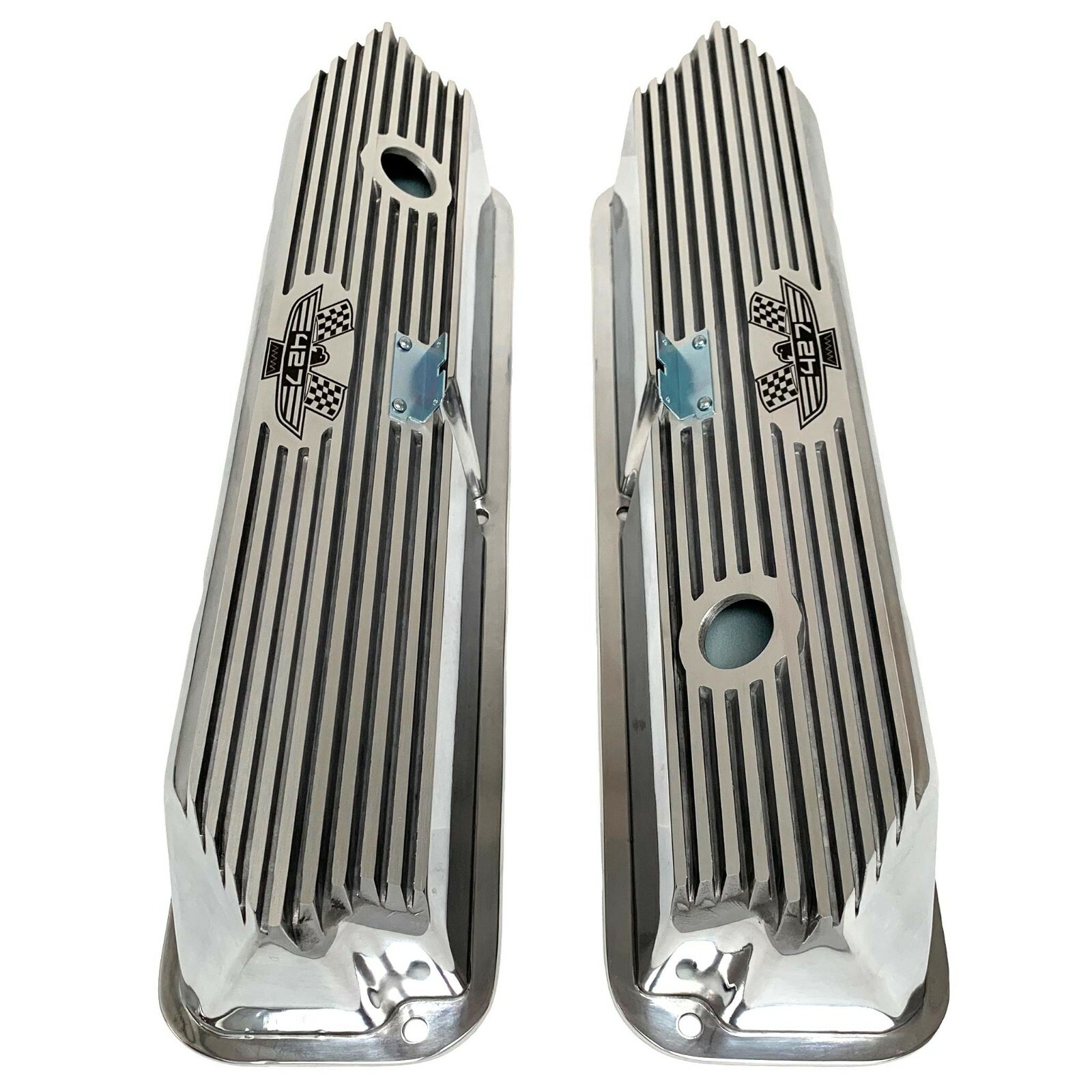 Ford FE Tall 427 American Eagle Valve Covers Polished - Die-Cast ...