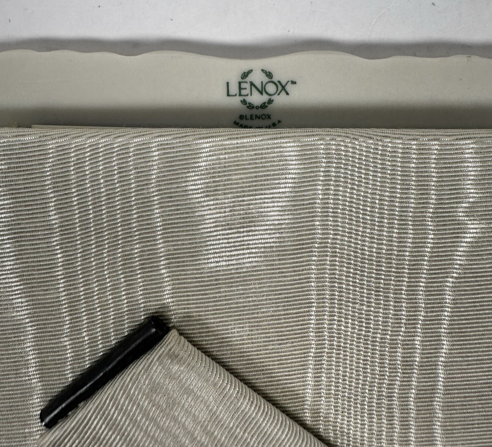 Vtg Lenox Mirage Photo Frame Portrait Gallery 3.5x5 Porcelain Ivory ...