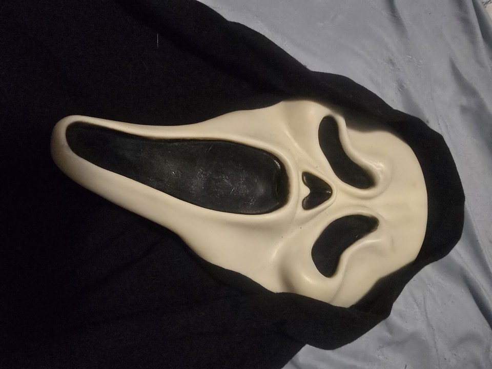 Ghost Face Mask RDS MK Stamp Scream 2 Cotton Shroud Glow Easter ...