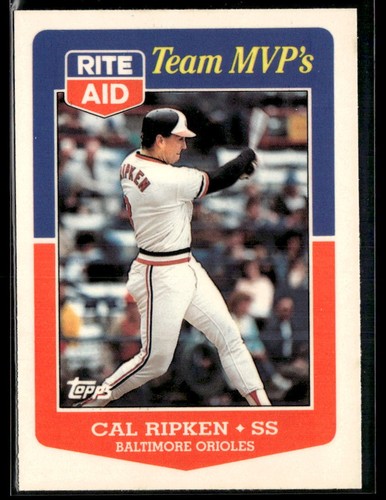 1988 Topps Rite-Aid Team MVP's #13 Cal Ripken Baseball Card 0501L | eBay