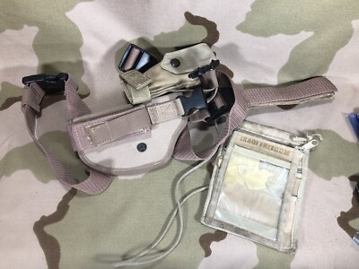 ID Badge Holder And Holster Operation Iraqi Freedom Theater Made ...