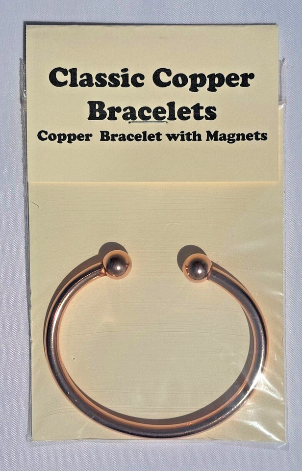MAGNETIC Solid Copper CLASSIC TORQUE Bracelet Bangle Arthritis - CF13 ...
