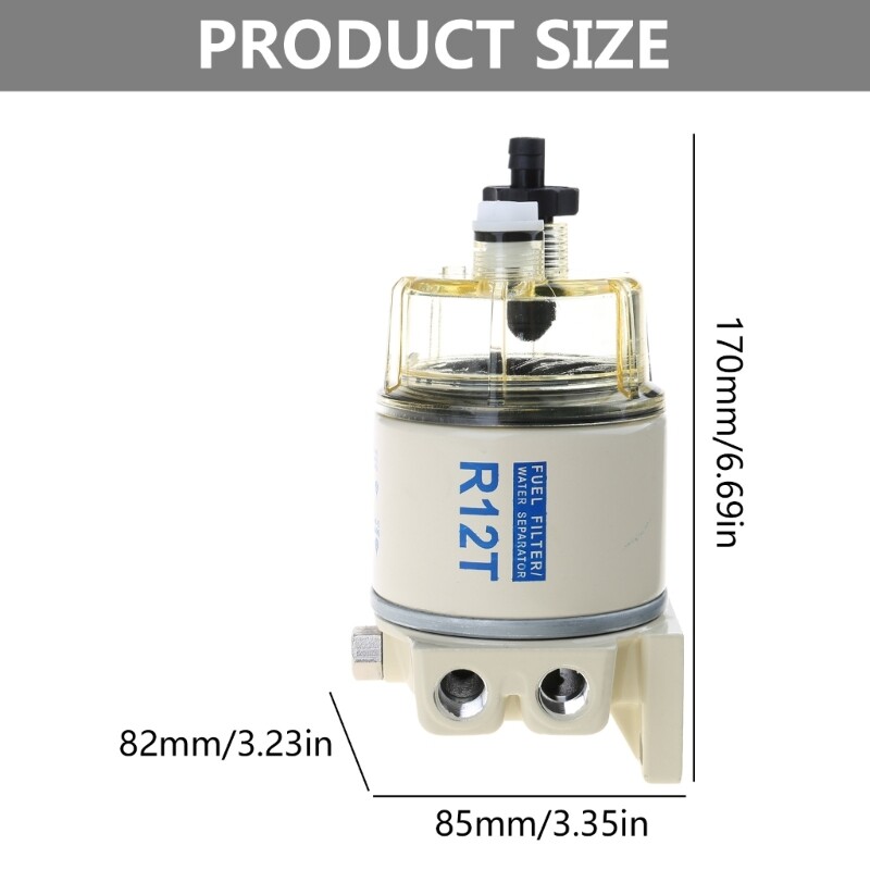 R12T Water Separator Filter Engine for 120AT Auto Combo Filter Cup | eBay