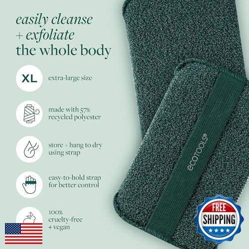 EcoTools XL Body Buffer, Exfoliating Body Scrubber, Large Sponge for ...