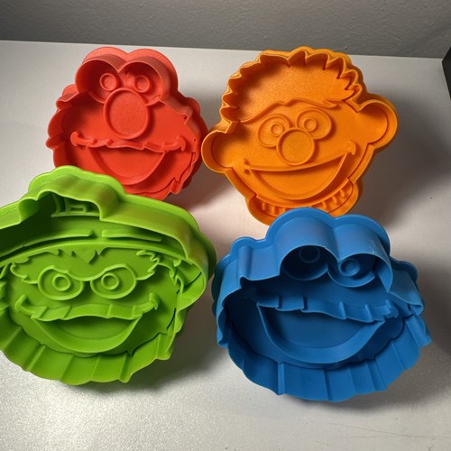Williams Sonoma Sesame Street Cookie Cutters Sandwich Elmo Cookie Oscar ...