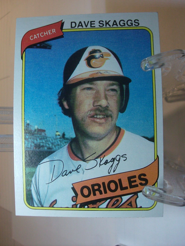 1980 Topps Baseball Card #211 - Dave Skaggs DP - Baltimore Orioles ...